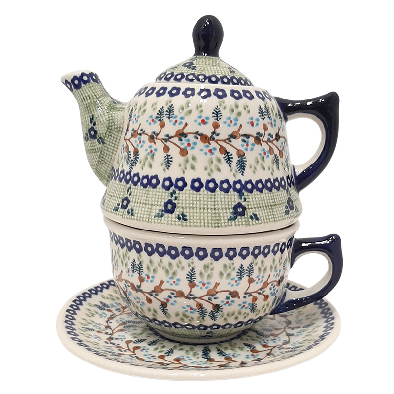 комплект чайник и чайная пара "эгоист" C027 KK03 Можжевельник